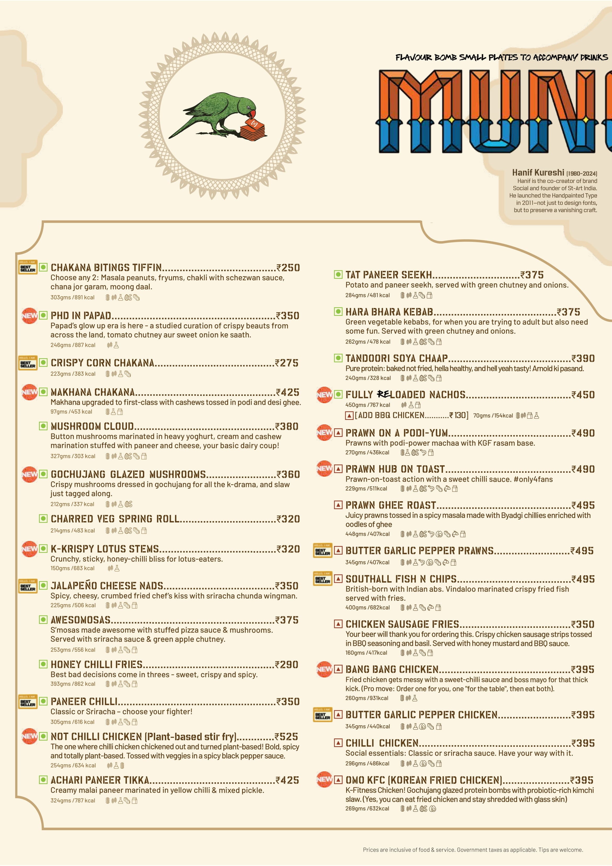 Menu of Bellandur Social, Bellandur, South Bengaluru
