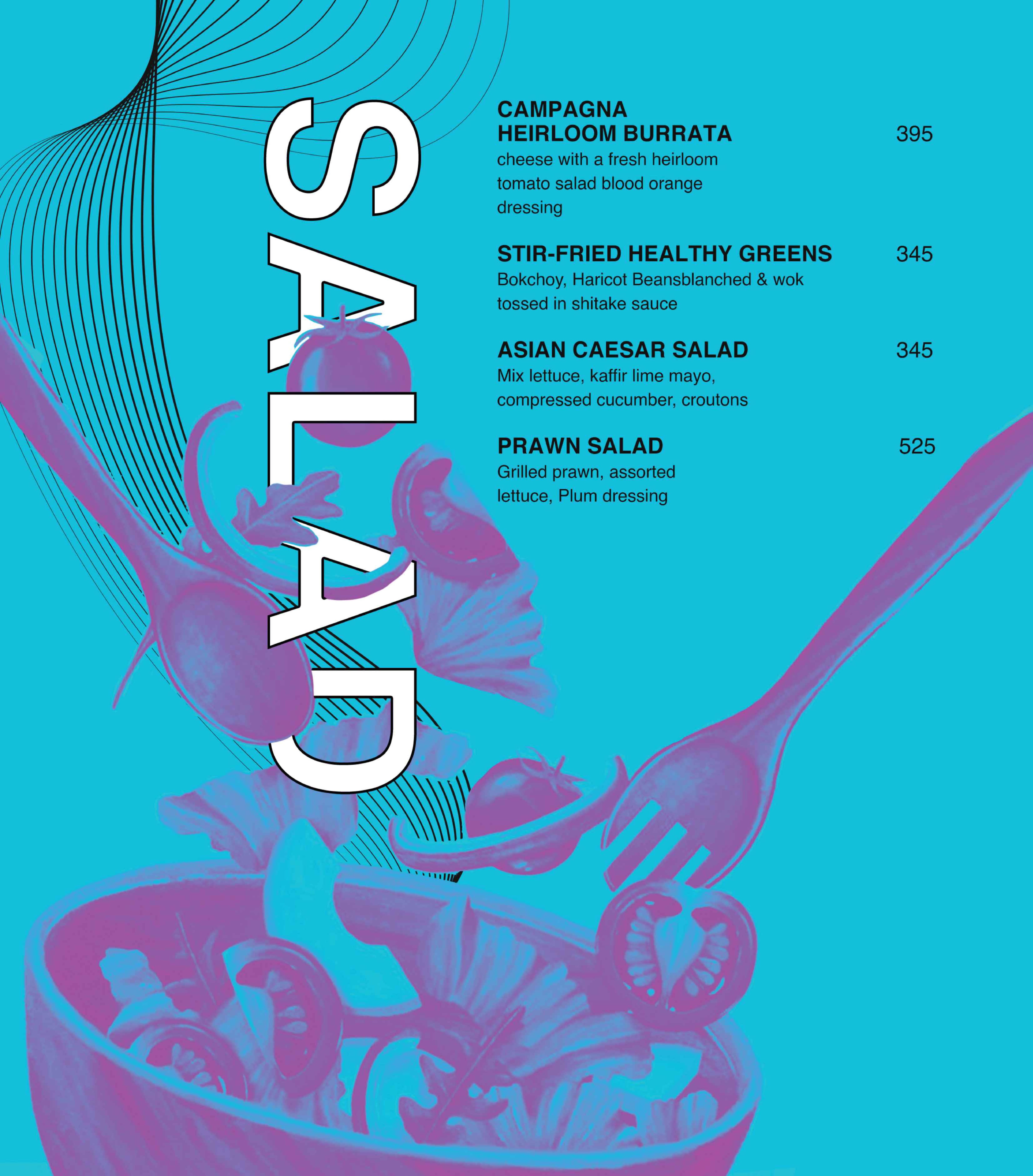 Menu of Tabula Rasa, Gachibowli, Hyderabad