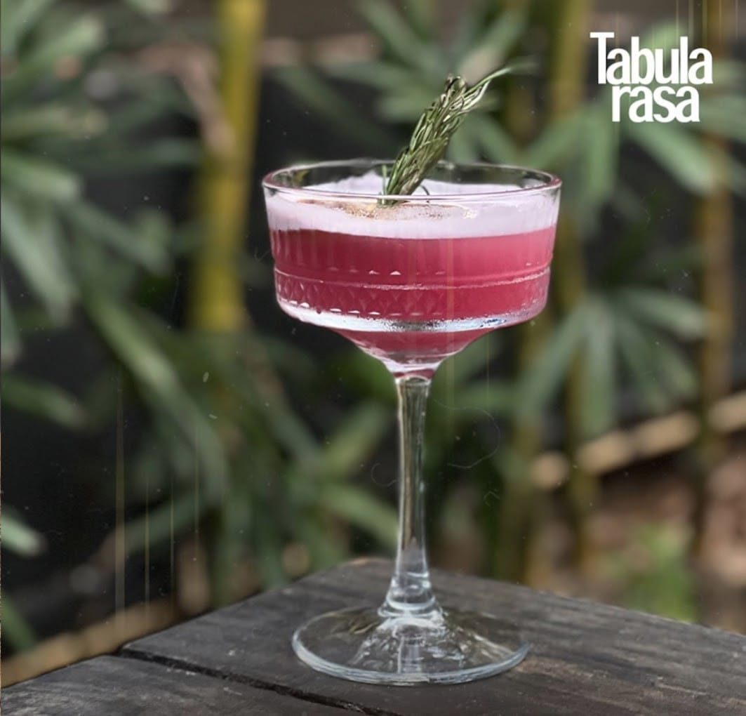 Menu of Tabula Rasa, Gachibowli, Hyderabad