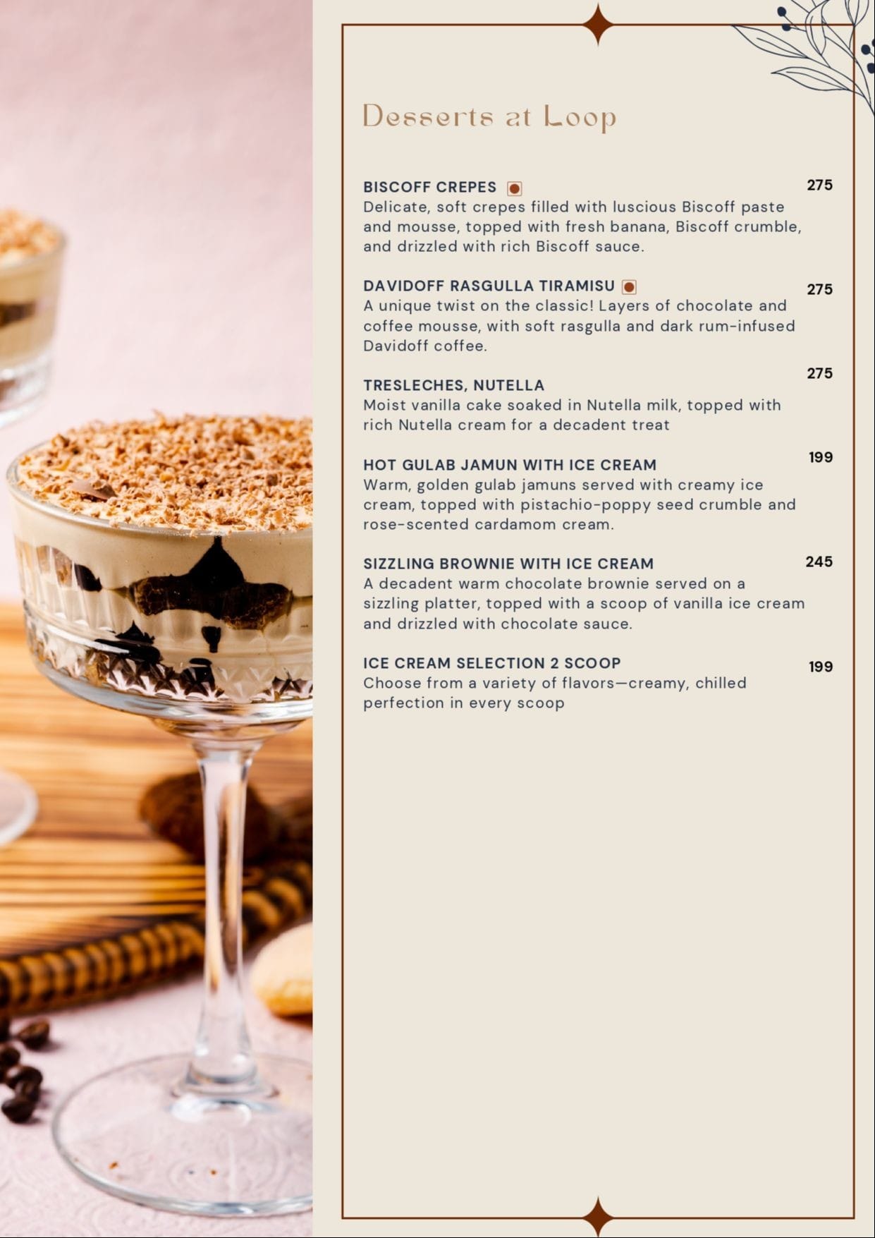 Menu of LOOP - Gastropub, Lalpur, Ranchi