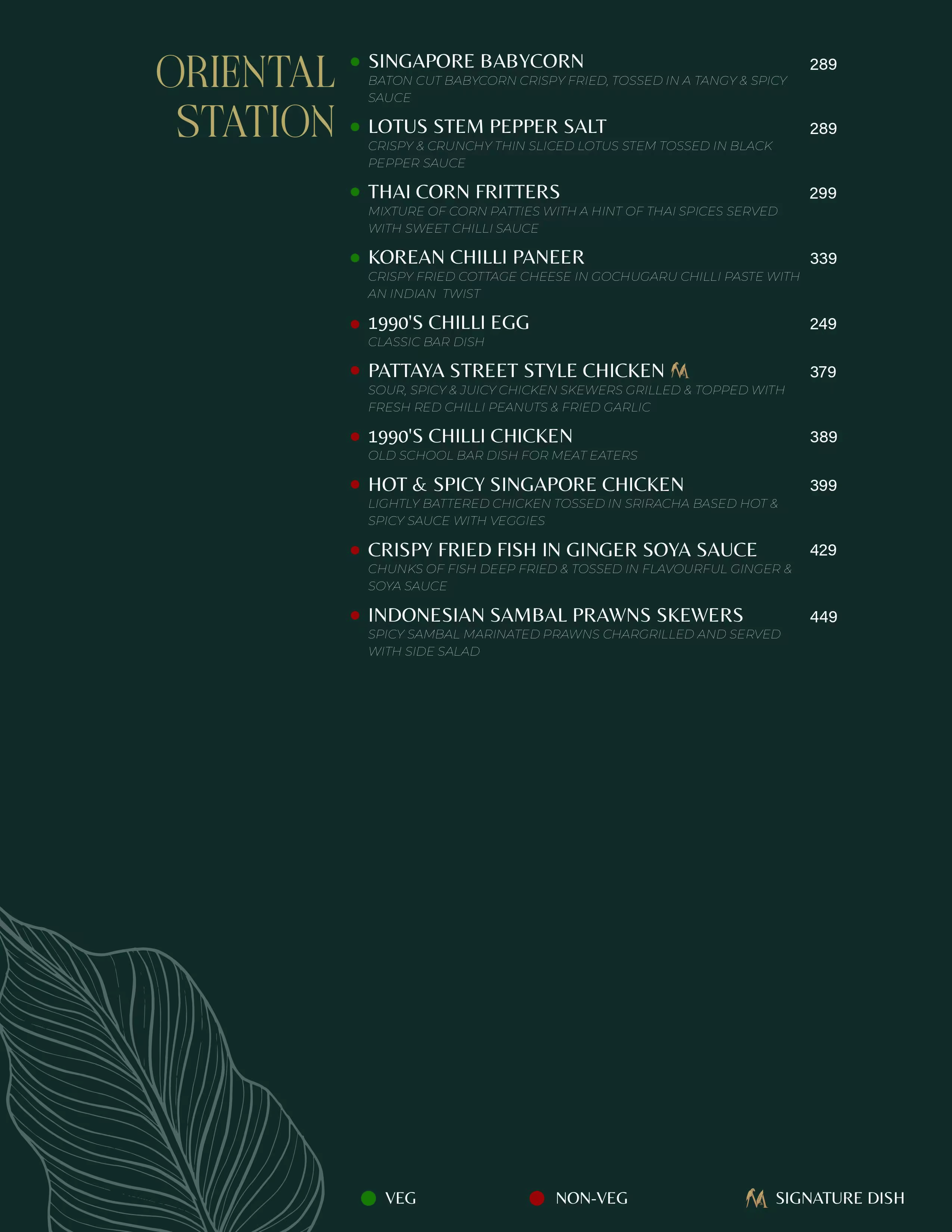 Menu of Macaw by Stories, Sholinganallur, Chennai