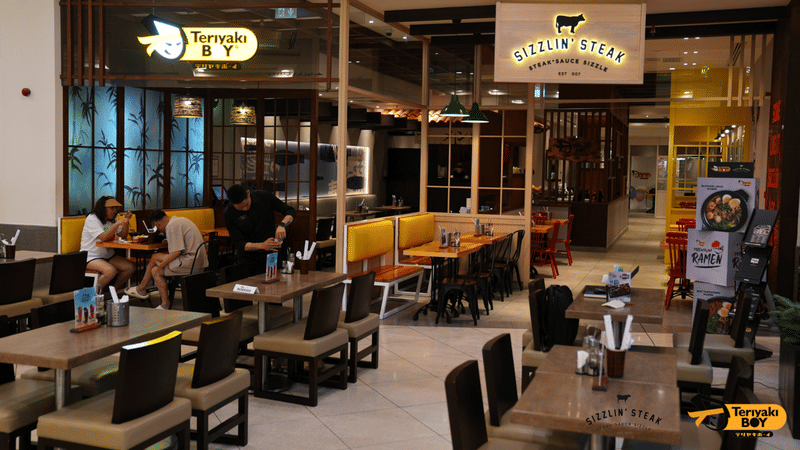 Menu of Teriyaki Boy & Sizzlin’ Steak, BurJuman Centre, Khalid Bin Al ...