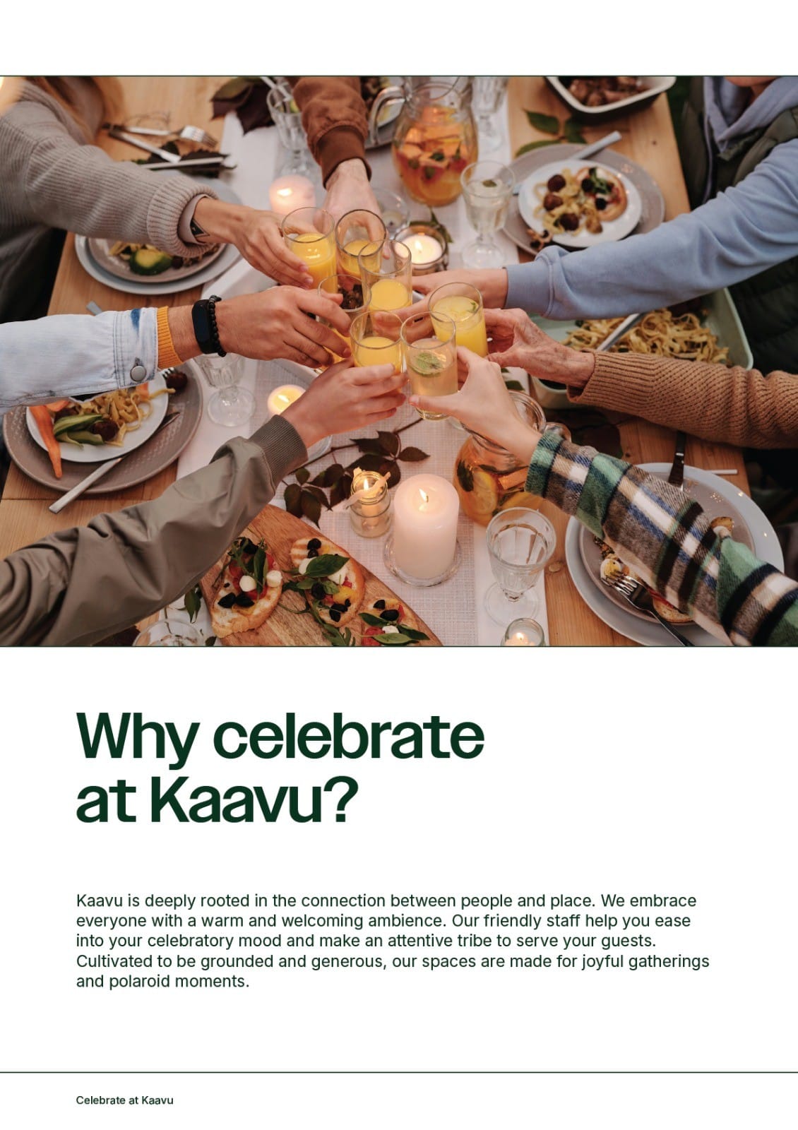 Menu of Kaavu, Brookefield, East Bengaluru