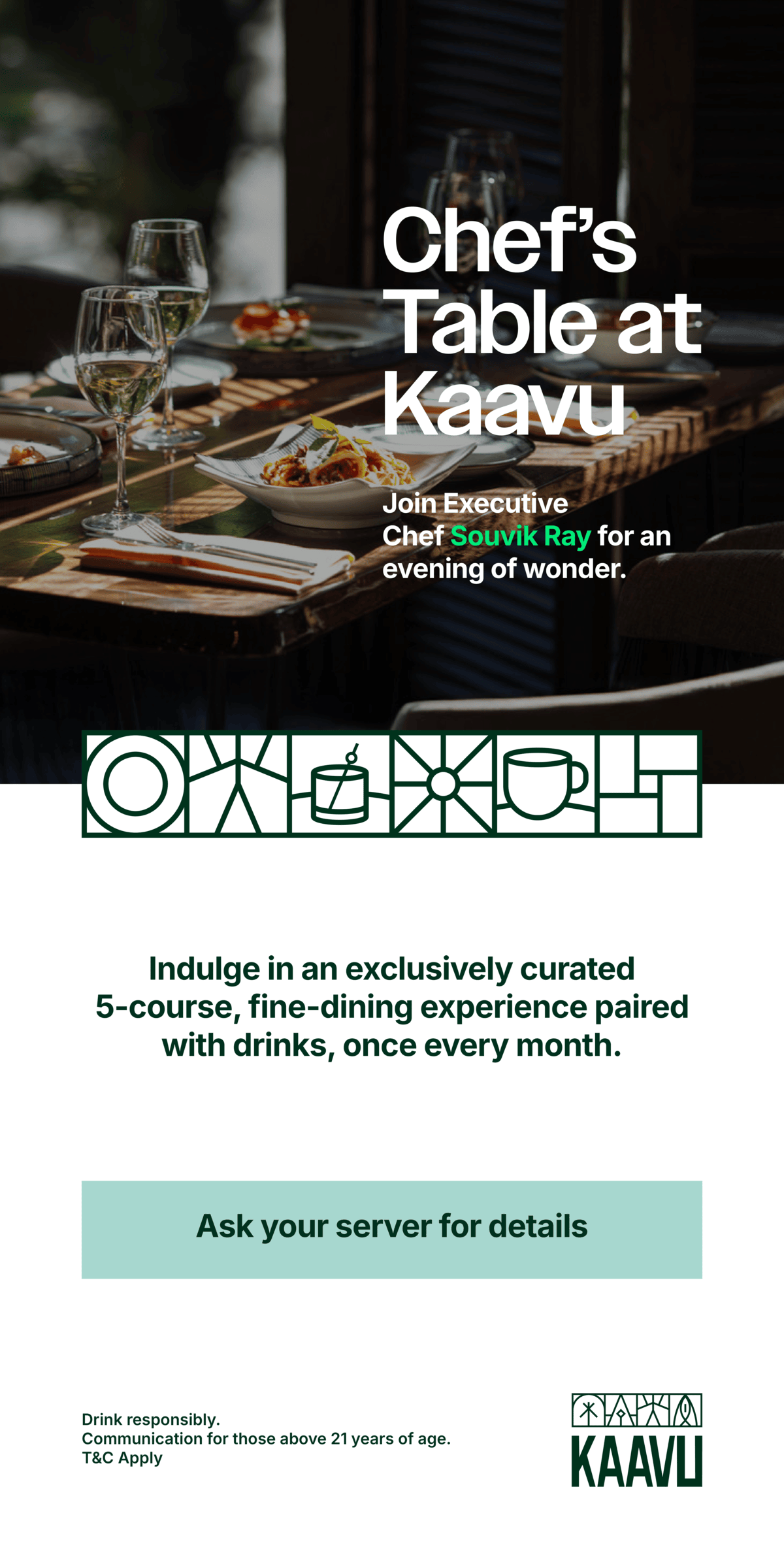 Menu of Kaavu, Brookefield, East Bengaluru