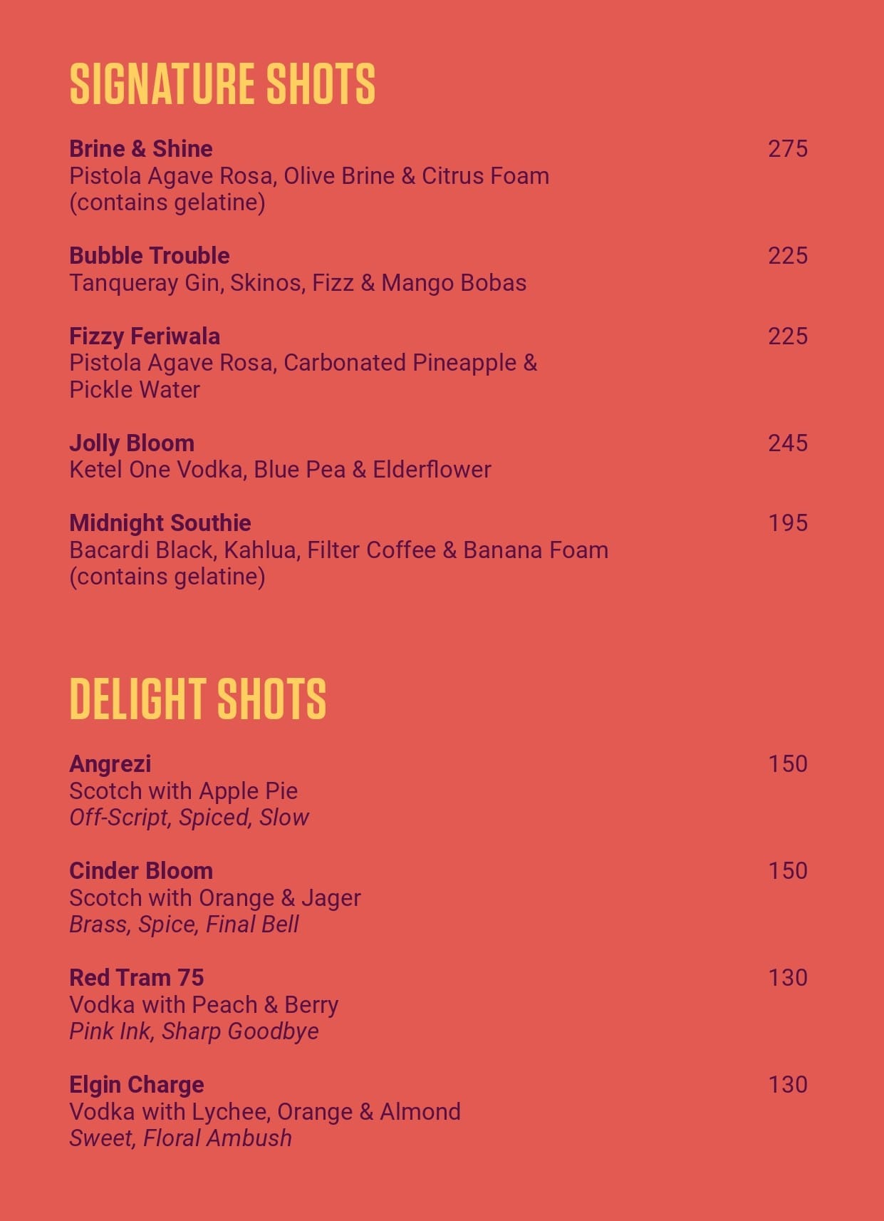 Menu of Jollygunj, JP Nagar, South Bengaluru