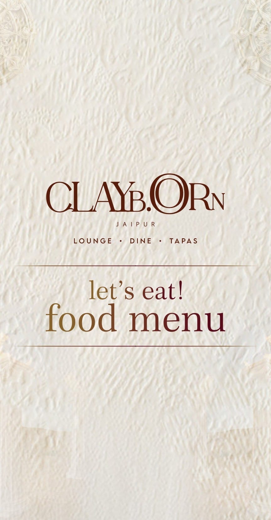 Menu of Clayborn, Vaishali Nagar, Jaipur