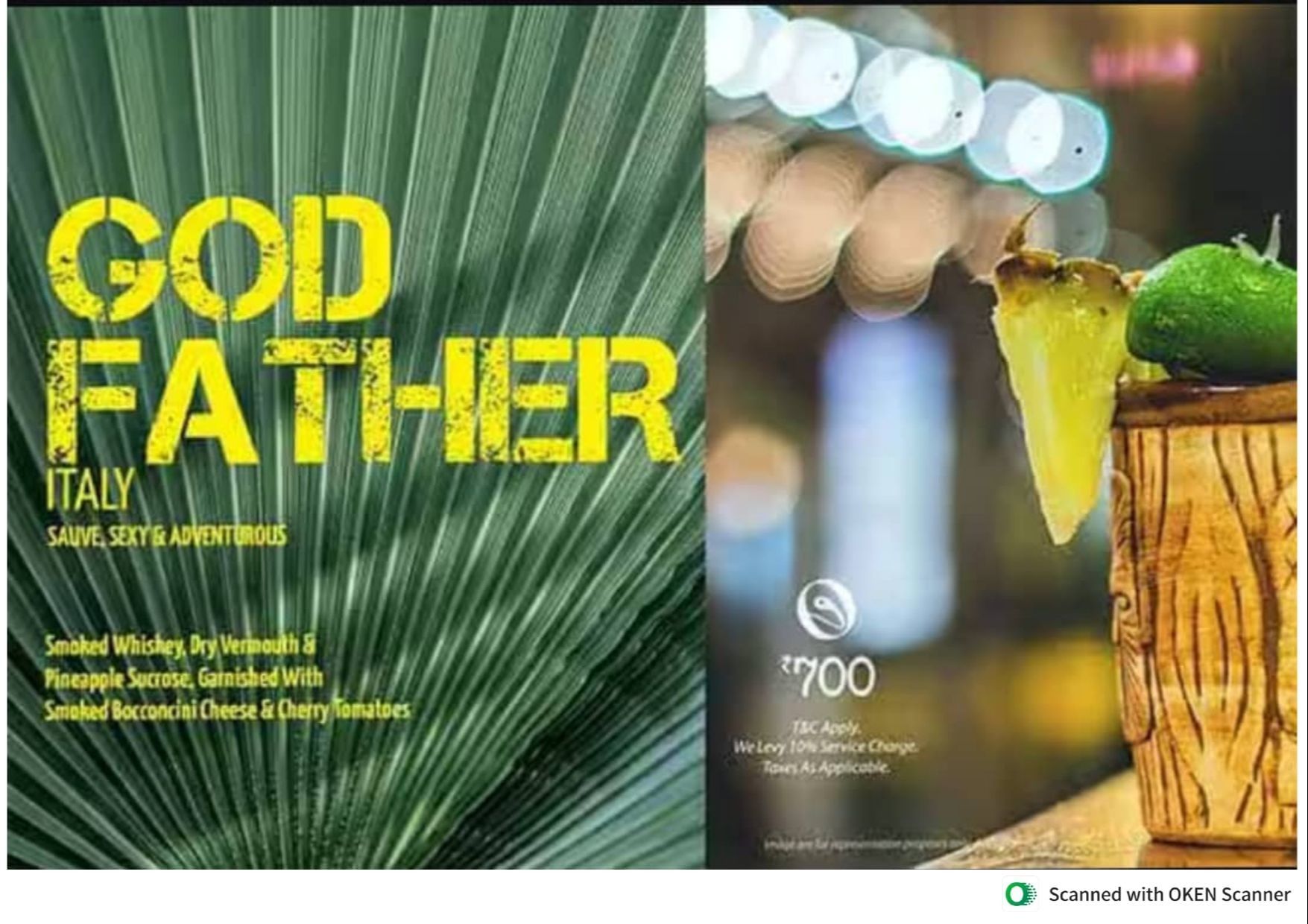 Menu of Amazonia, Bandra Kurla Complex (BKC), Western Suburbs