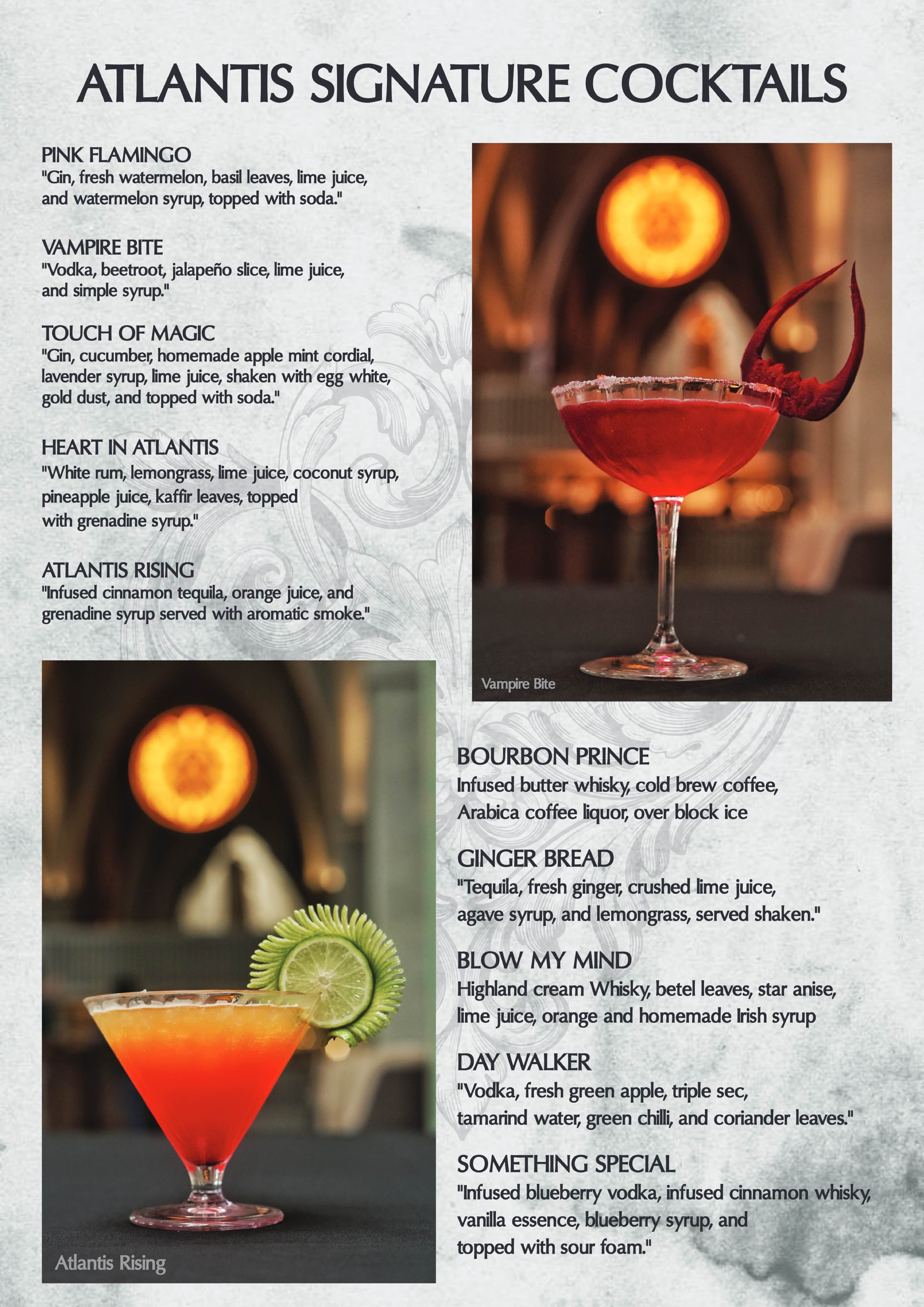 Menu of Atlantis - Brewpub, Cocktails & Kitchen, HSR, South Bengaluru