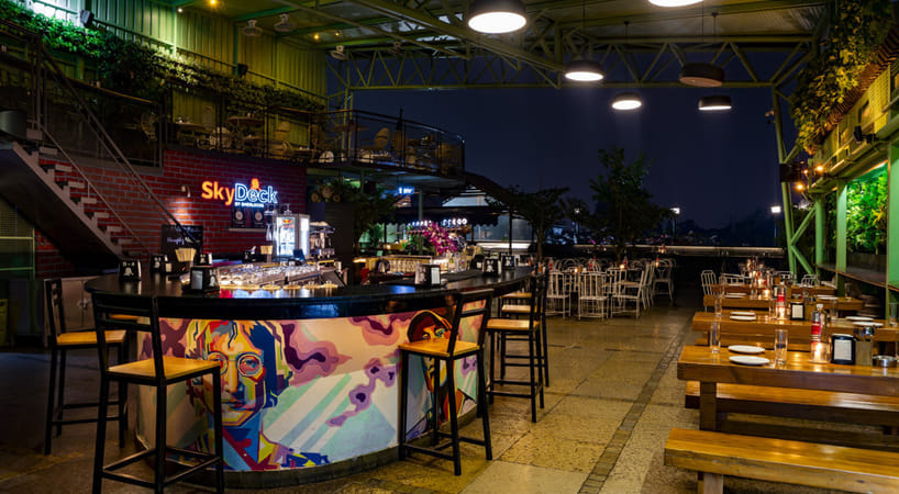 Menu of SkyDeck By Sherlock's, MG Road, Central Bengaluru