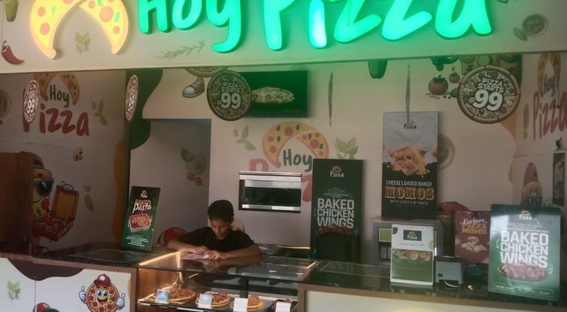 Menu of Hoy Pizza, Bini Heritage Food Court, Thrissur