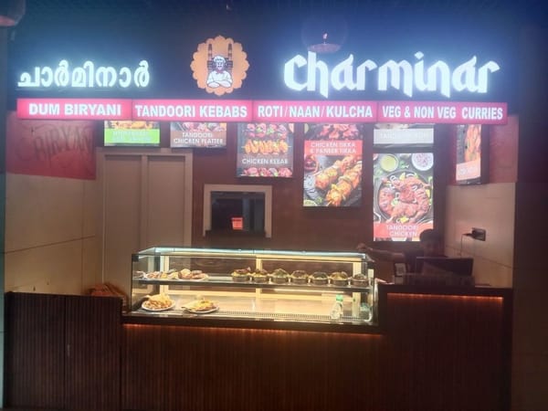 Menu of Charminar, Bini Heritage Food Court, Thrissur