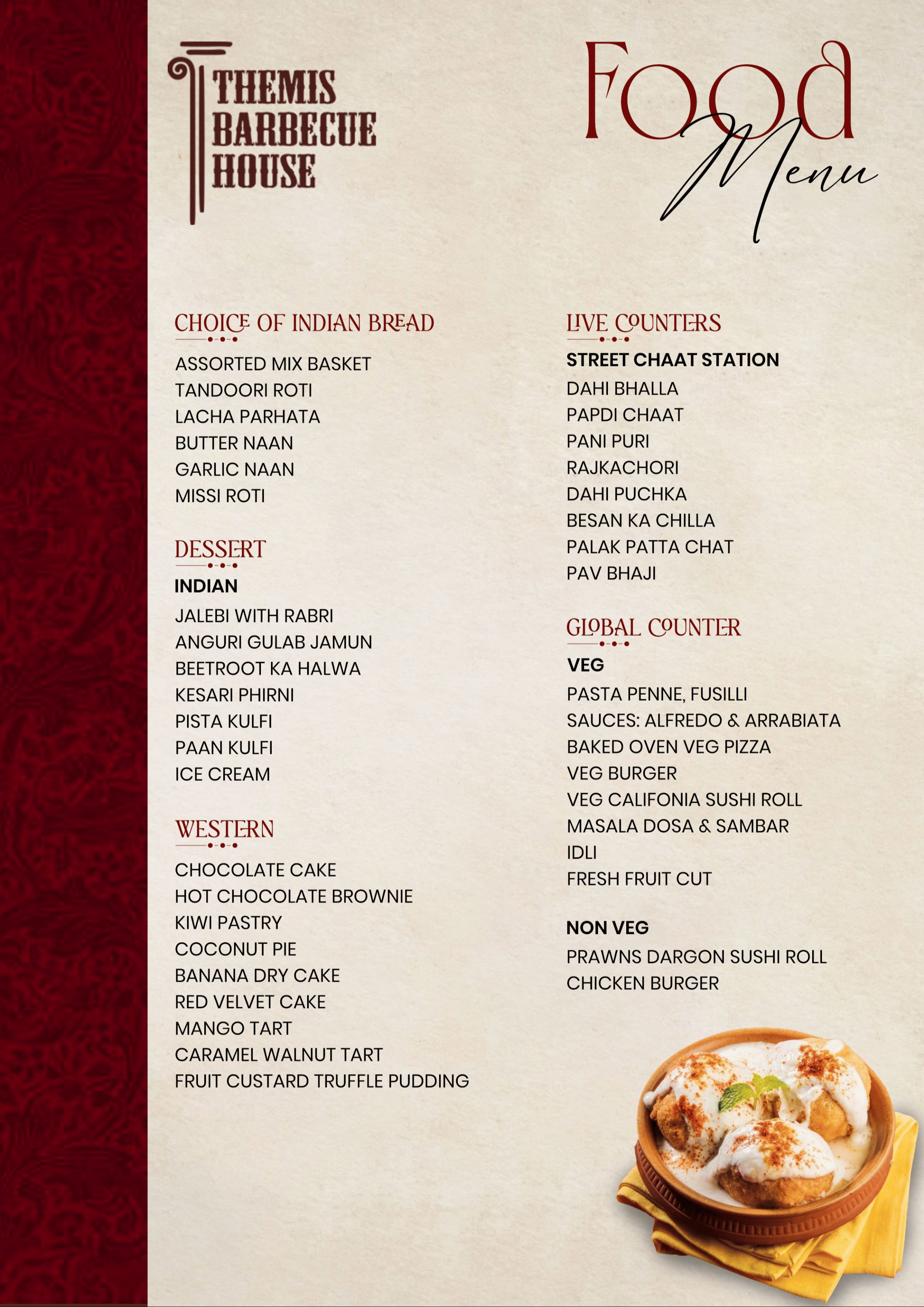 Menu of Themis Barbecue House, Ambience Mall, Gurgaon
