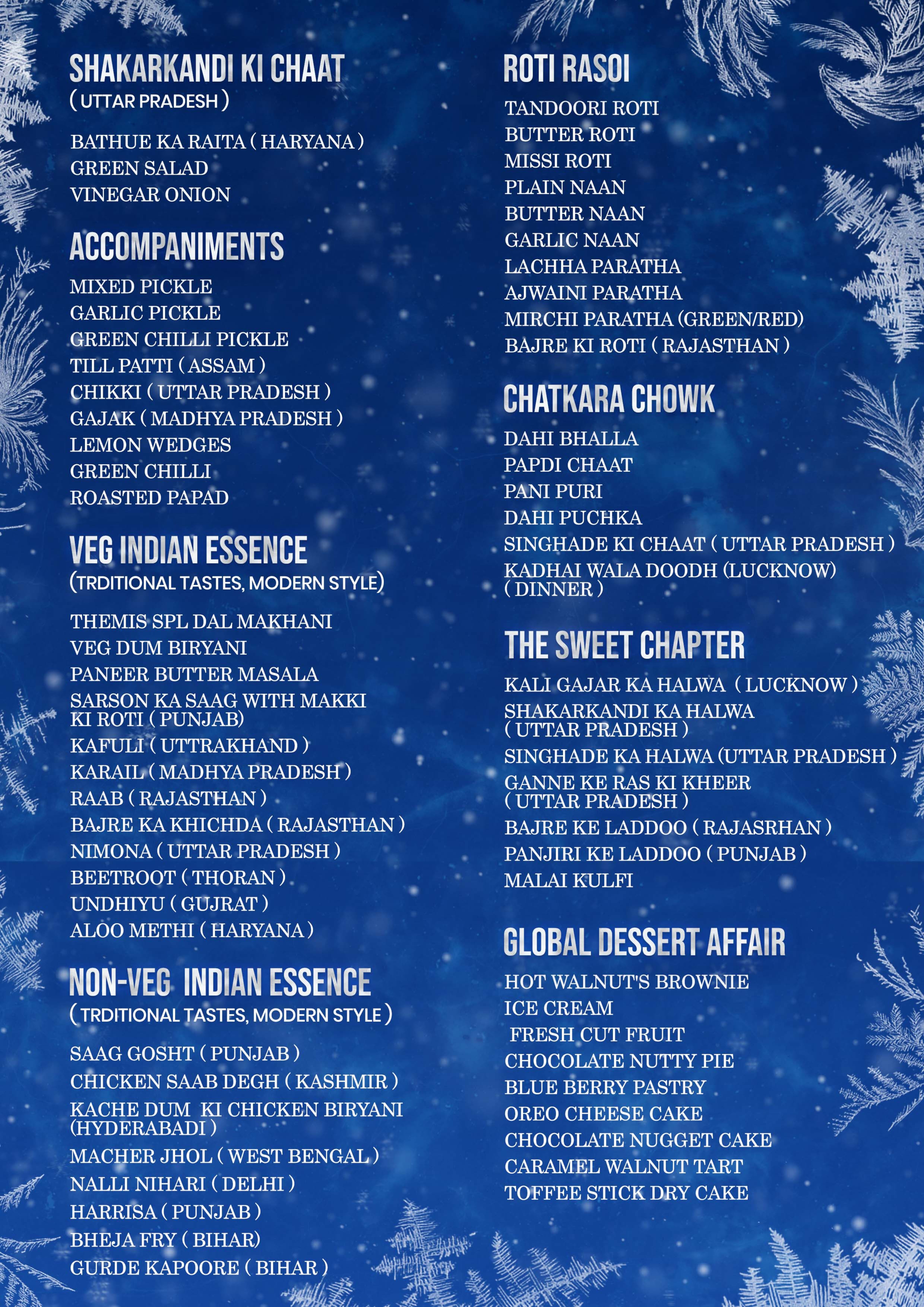 Menu of Themis Barbecue House, Ambience Mall, Gurgaon