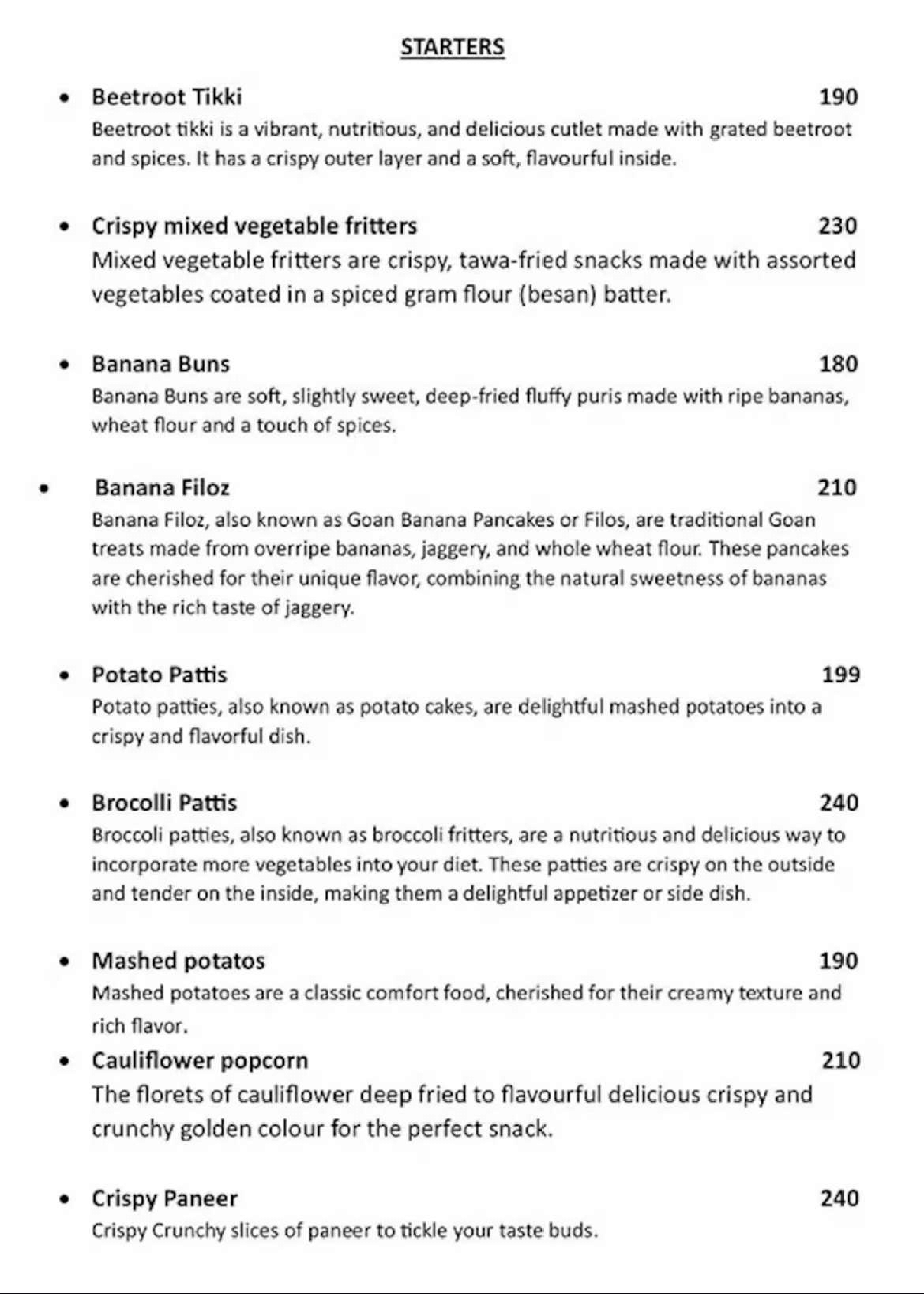 Menu of Silaa The Garden Cafe, Malleshwaram, West Bengaluru
