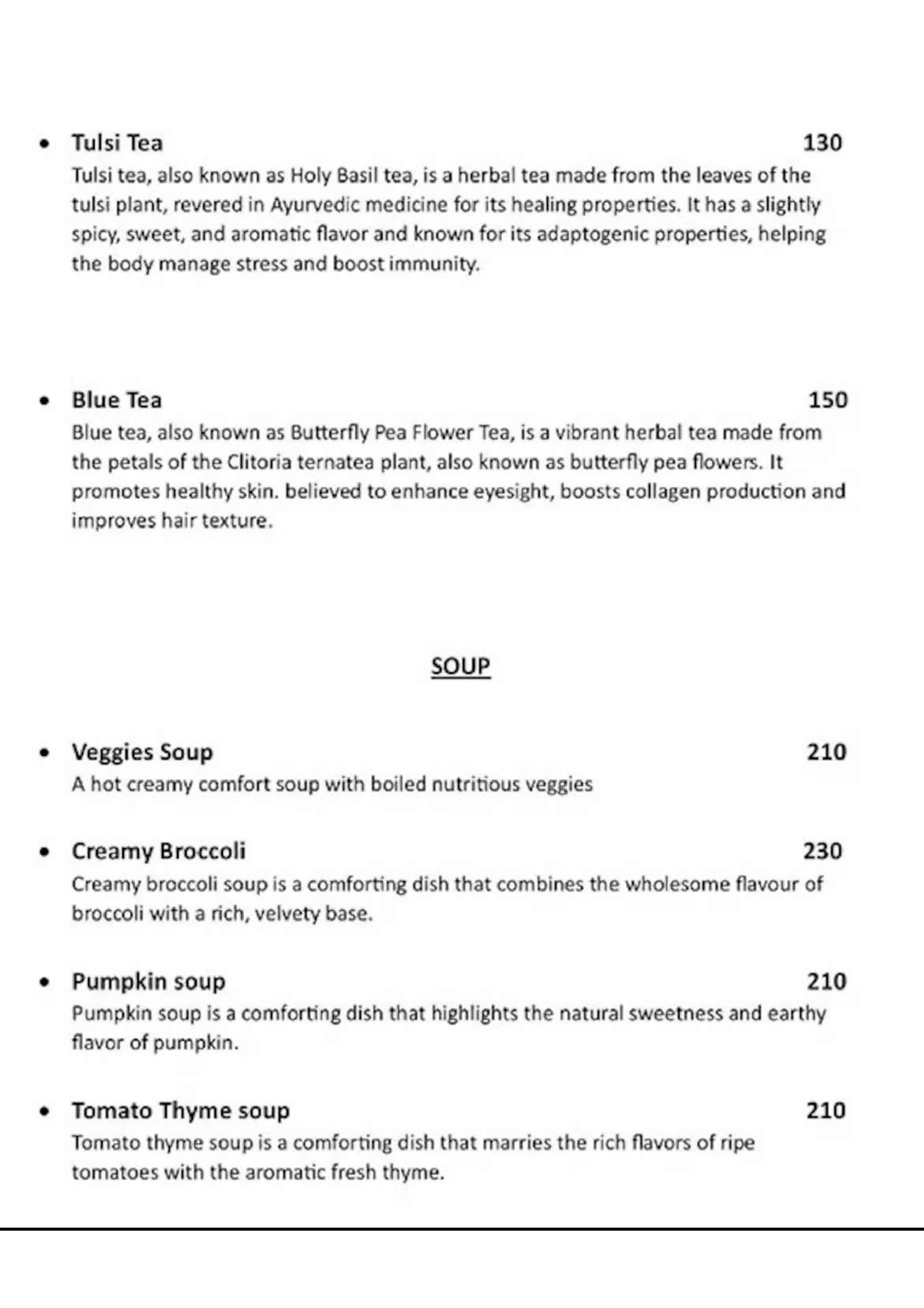 Menu of Silaa The Garden Cafe, Malleshwaram, West Bengaluru