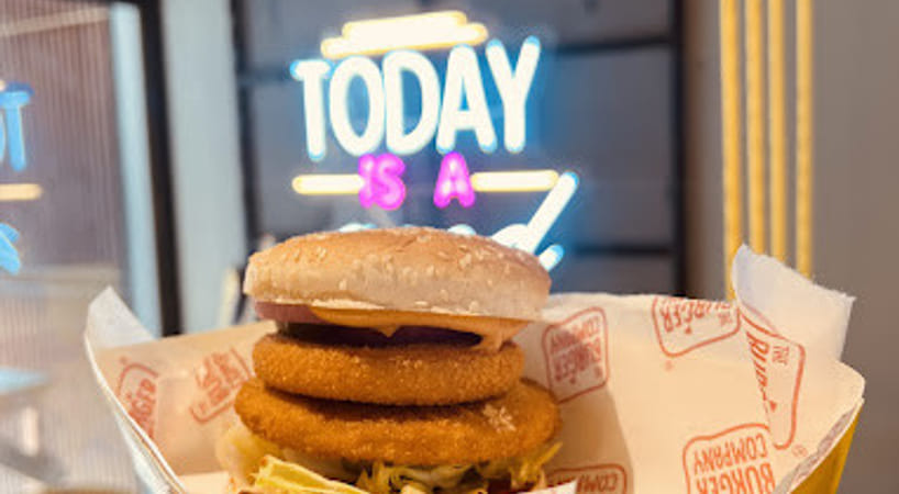 Menu of The Burger Company, Uzan Bazar, Guwahati