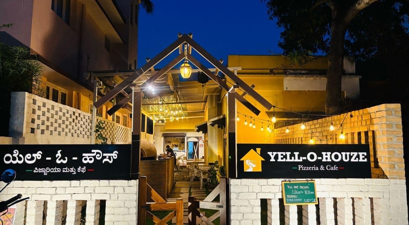 Menu of Yell- O- Houze Pizzeria & Cafe, Vani Vilas Mohalla, Mysuru