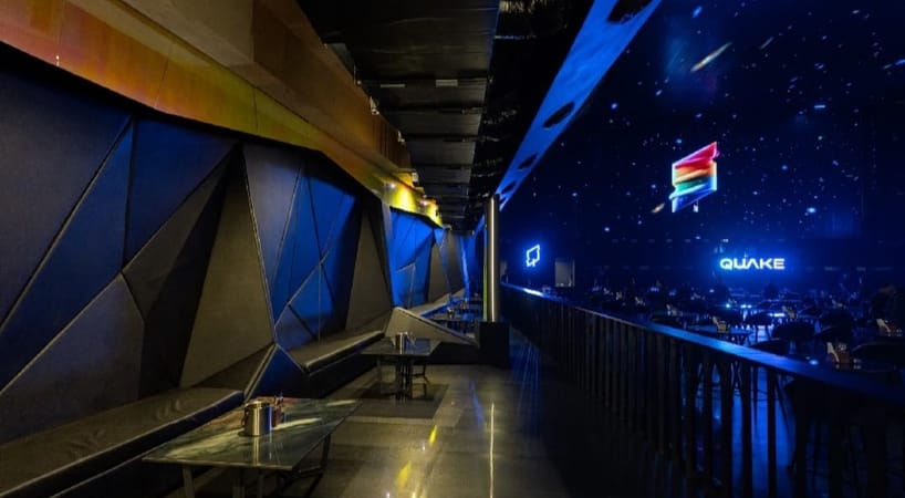 Menu of Quake Arena, Kondapur, Hyderabad