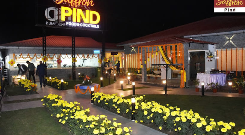 Menu of Saffron Pind, Mahabhairab, Tezpur