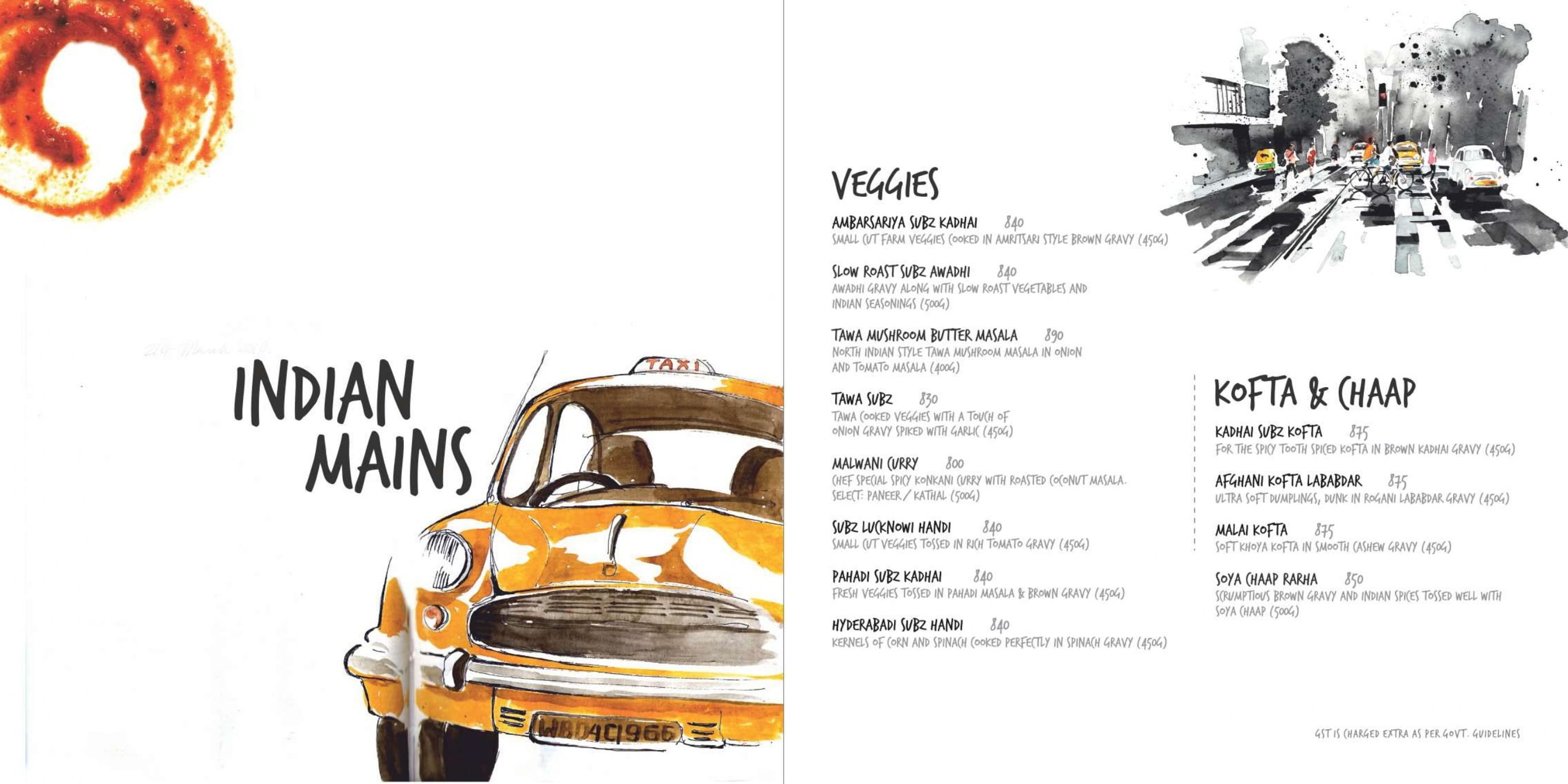 Menu of Neem County- Under The Neem Tree, Bodakdev, West Ahmedabad