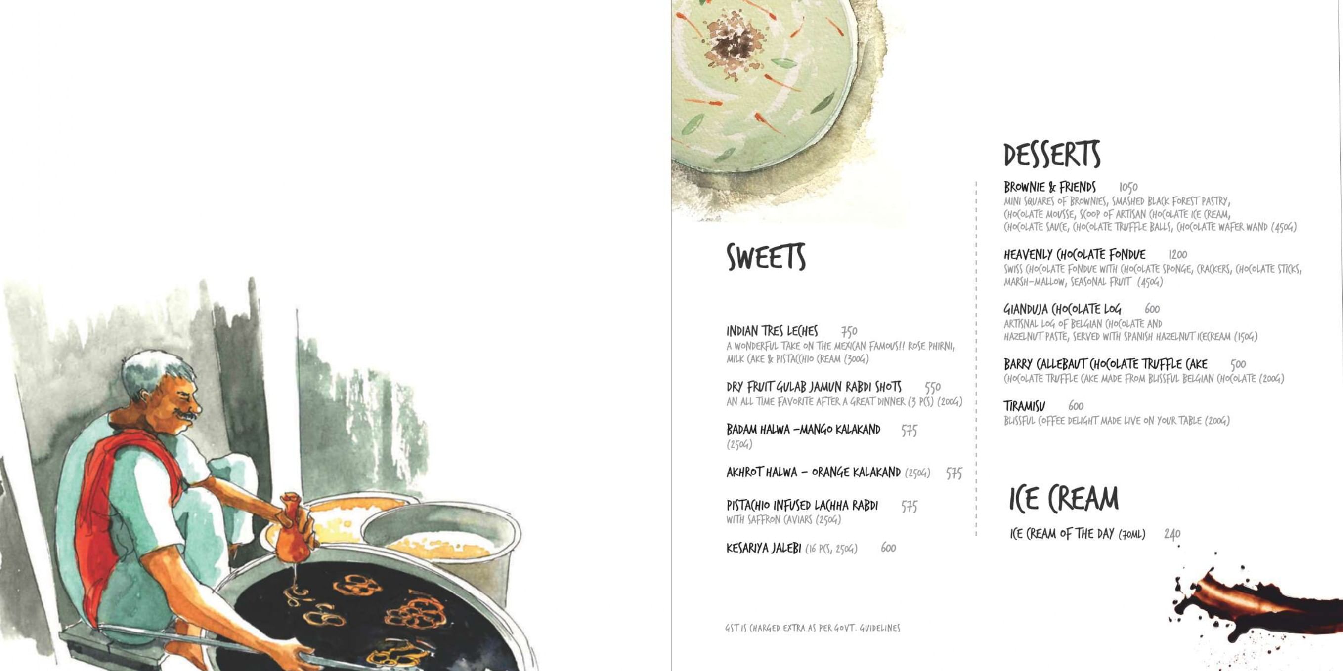 Menu of Neem County- Under The Neem Tree, Bodakdev, West Ahmedabad