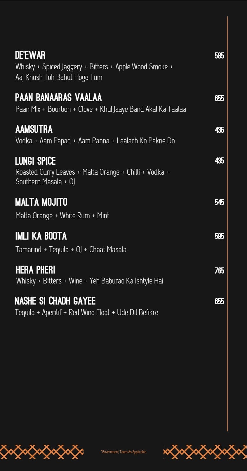 Menu of Hitchki, Goregaon East, Western Suburbs