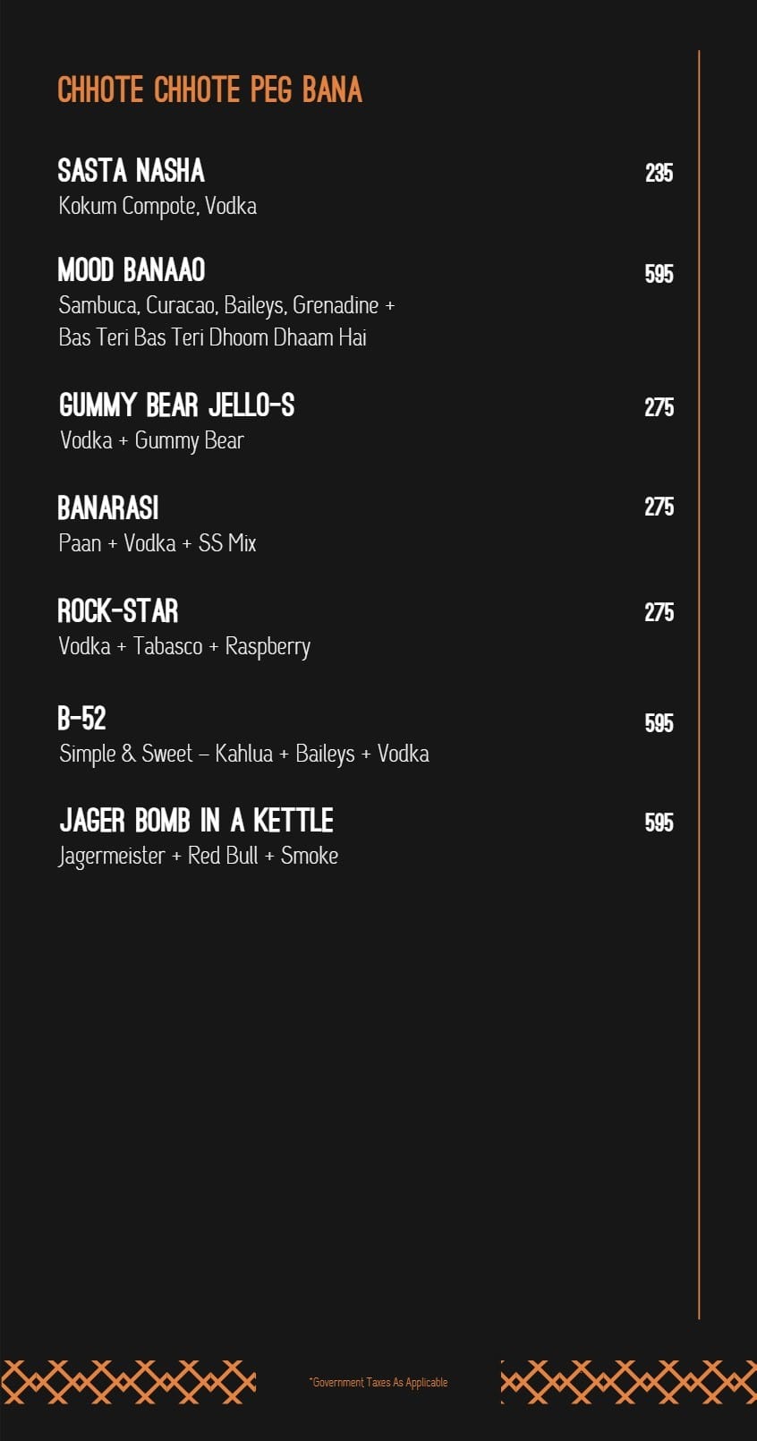 Menu of Hitchki, Goregaon East, Western Suburbs