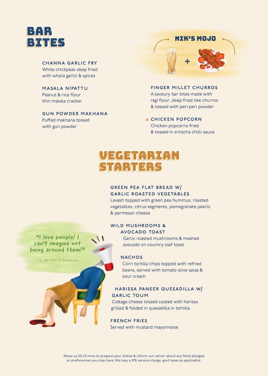 Menu of Biergarten, Bellandur, South Bengaluru