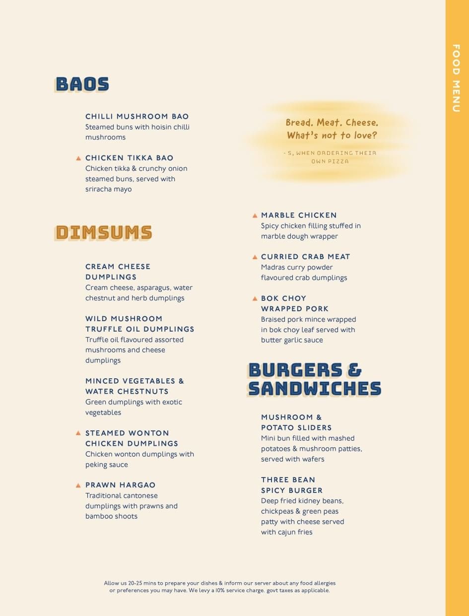 Menu of Biergarten, Manyata Tech Park, Nagawara