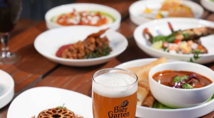 Menu of Biergarten, Manyata Tech Park, Nagawara