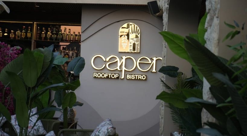 Menu of Caper - Rooftop Bistro, Tinkoni, Bathinda
