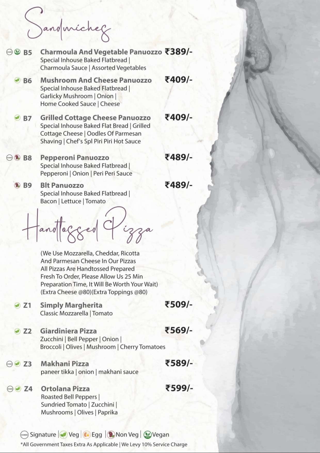 Menu of Echoes Cafe, Sector 17, Dwarka, West Delhi