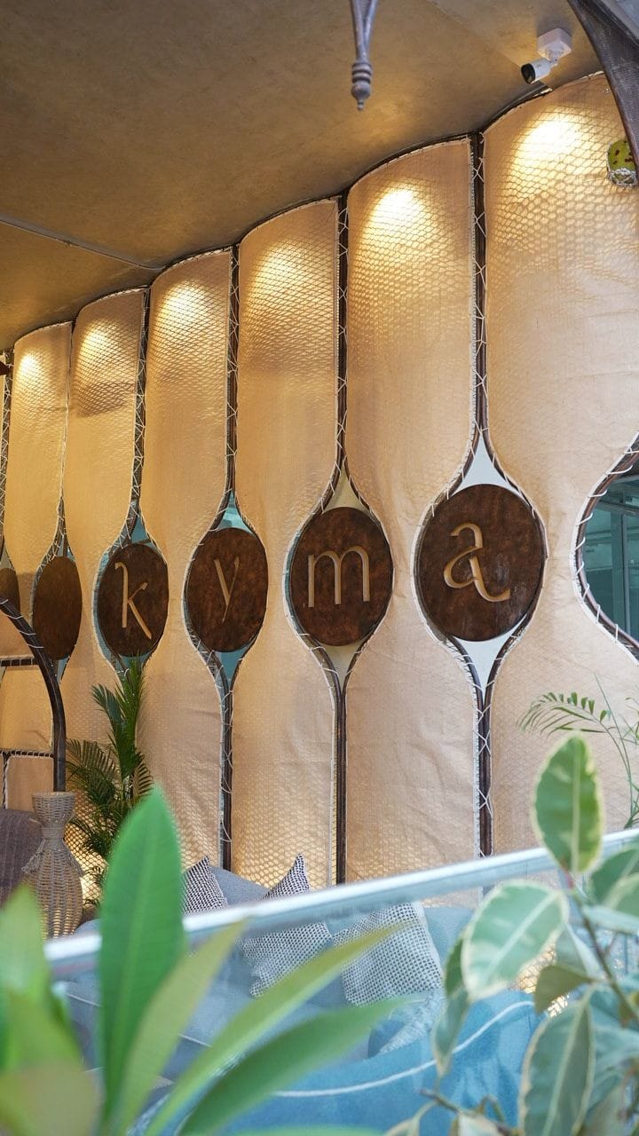 Menu of Kyma, Hitech City, Hyderabad