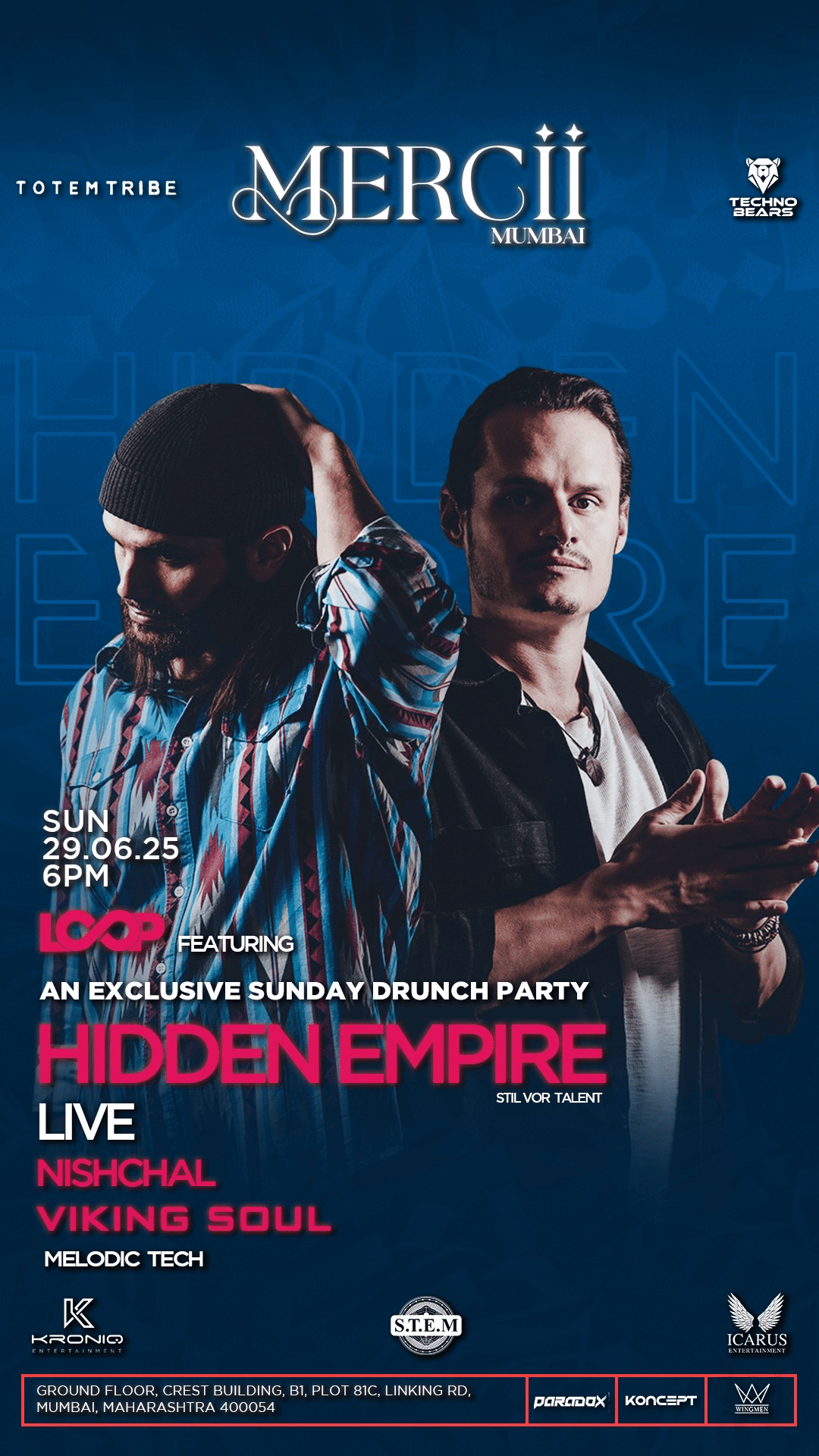 Menu of Mercii, Santacruz West, Western Suburbs