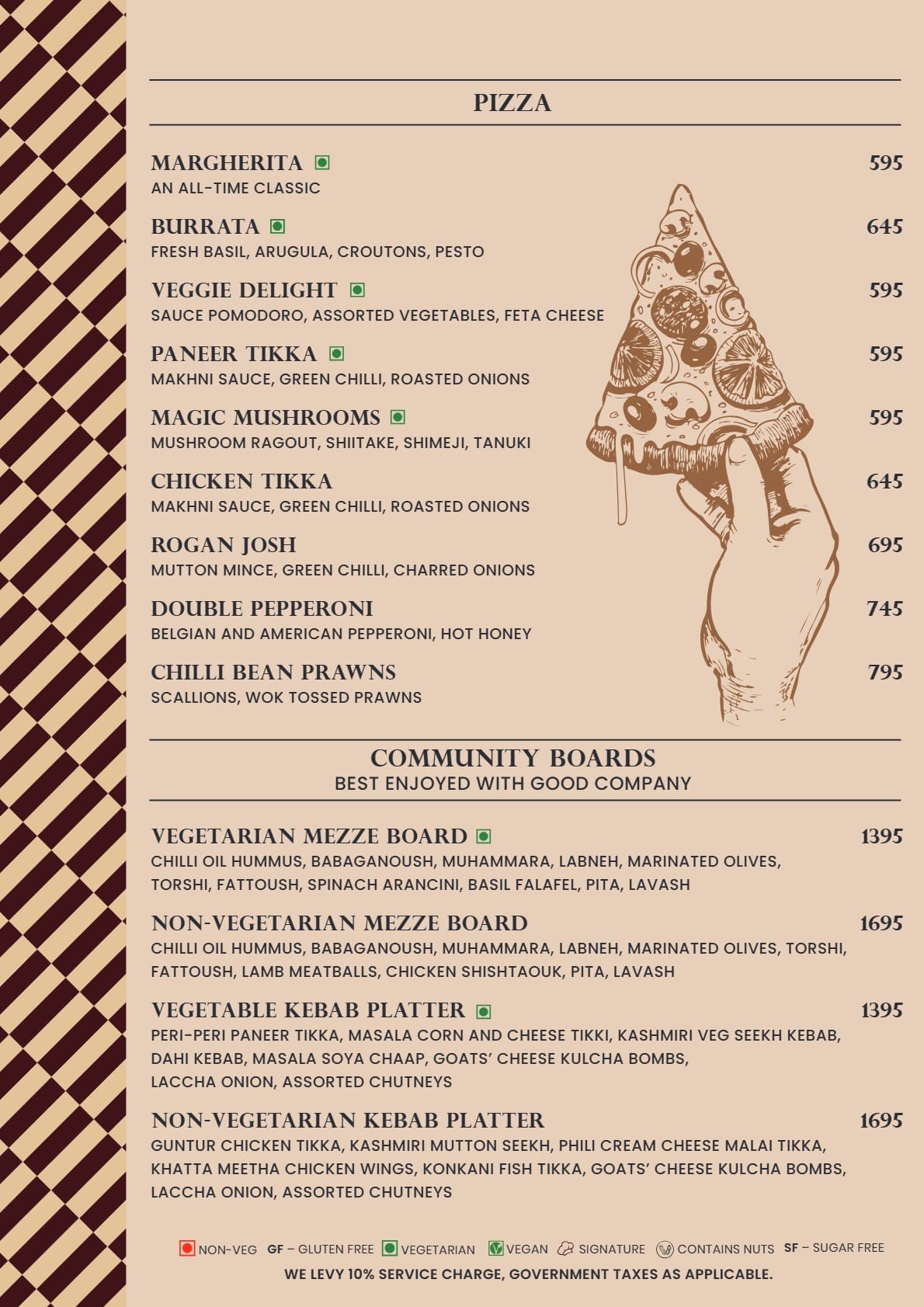 Menu of Zuvaah Terrace Bar & Kitchen, Sector 65, Gurgaon