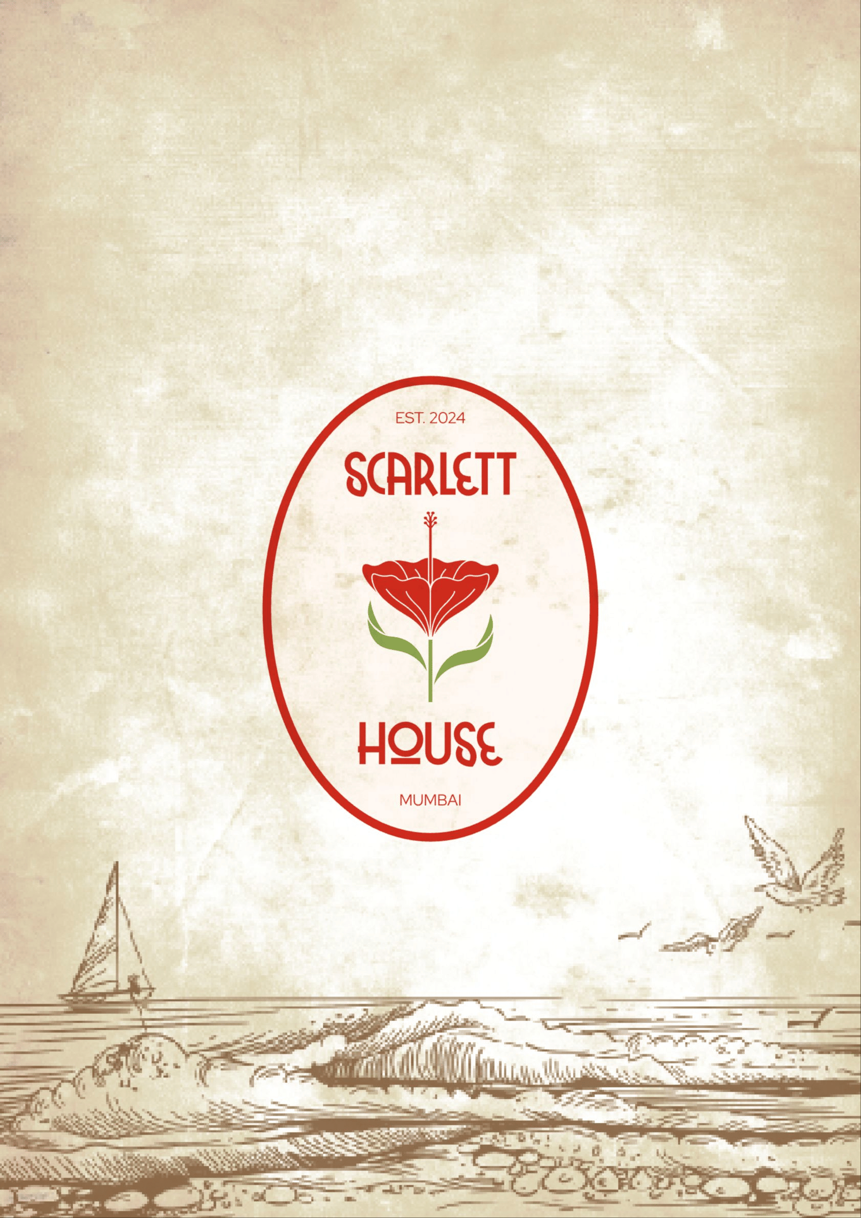 Menu of Scarlett House, Bandra West, Western Suburbs