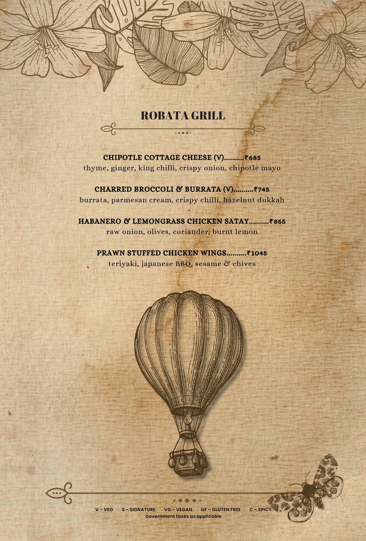 Menu of Bağlami, Bandra Kurla Complex (BKC), Western Suburbs