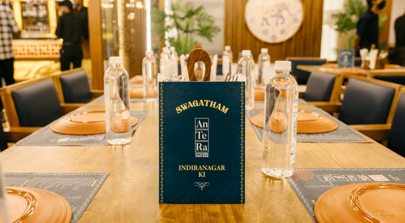 Menu of AnTeRa Kitchen and Bar - Indiranagar, 100 Feet Road, East Bengaluru