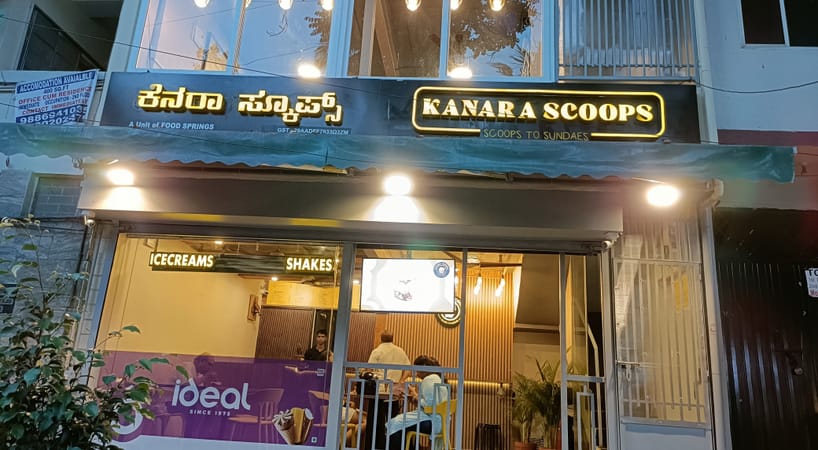 Menu of Kanara Scoops, Jayanagar, South Bengaluru