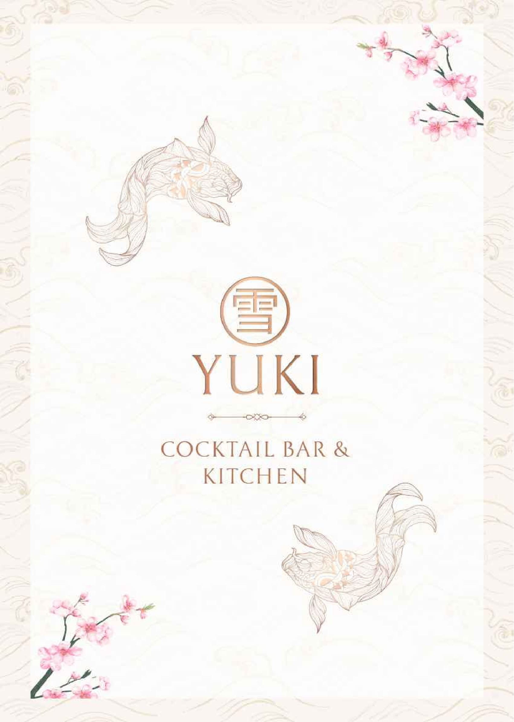 Menu of Yuki - Cocktail Bar and Kitchen, Whitefield, East Bengaluru