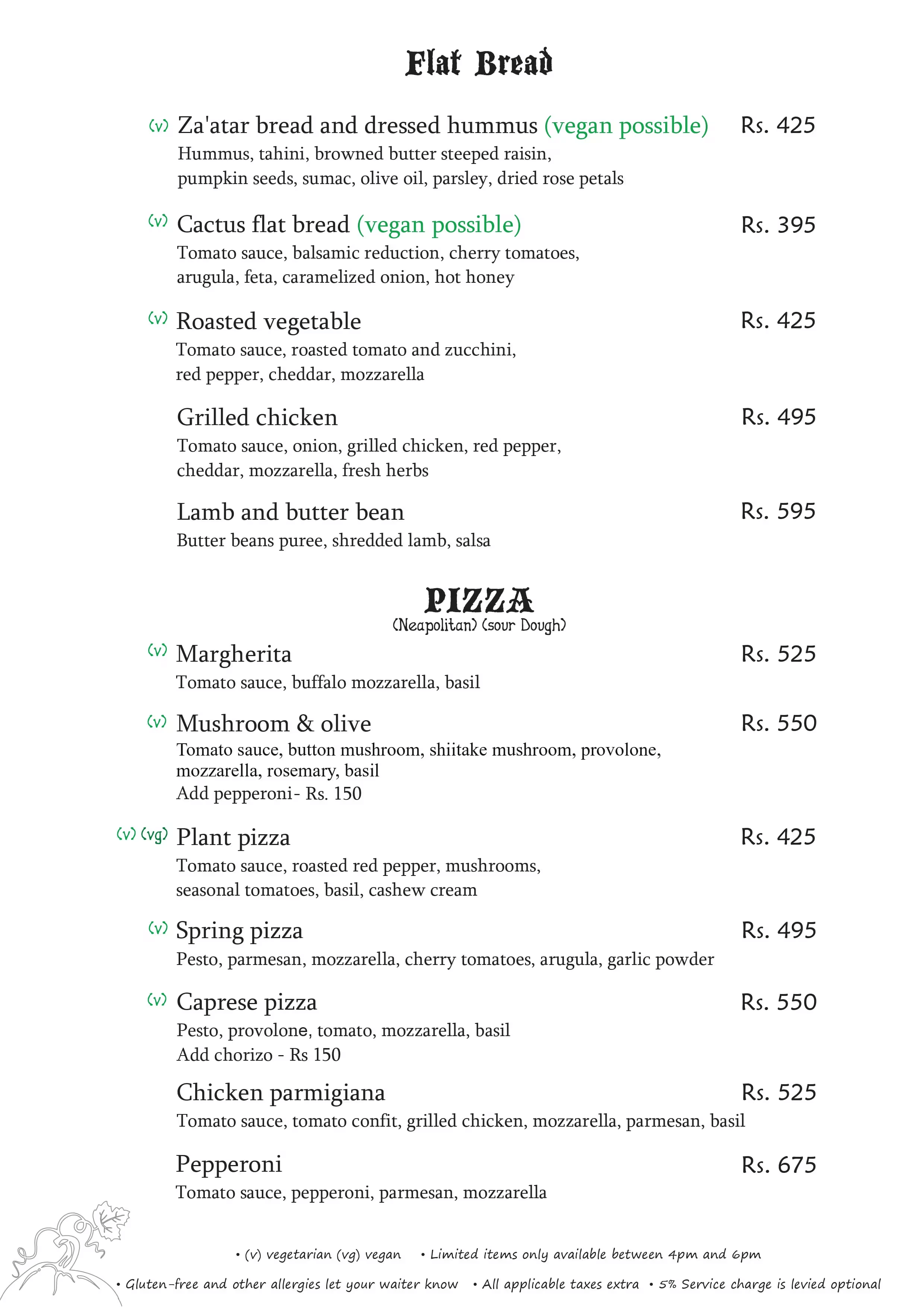 Menu of Pumpkin Tales, Alwarpet, Chennai