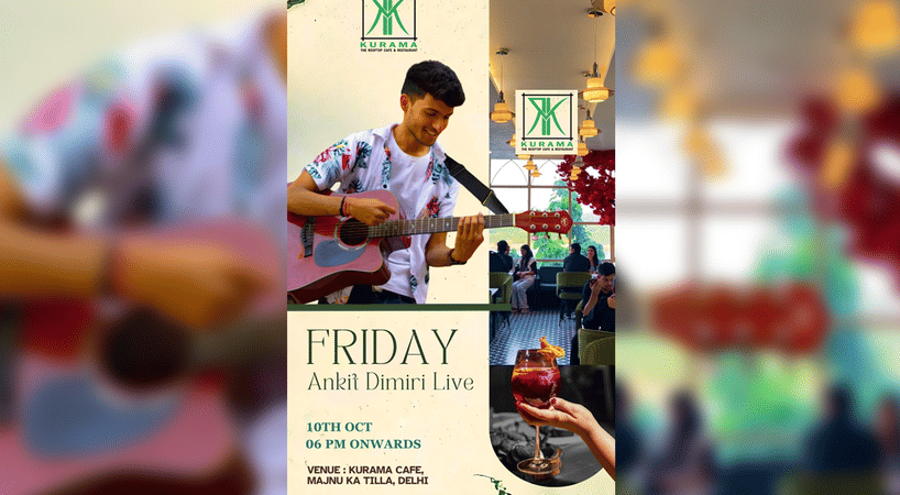 Menu of Ankit Dimri Live Music @ Kurama - The Rooftop Cafe & Restaurant ...