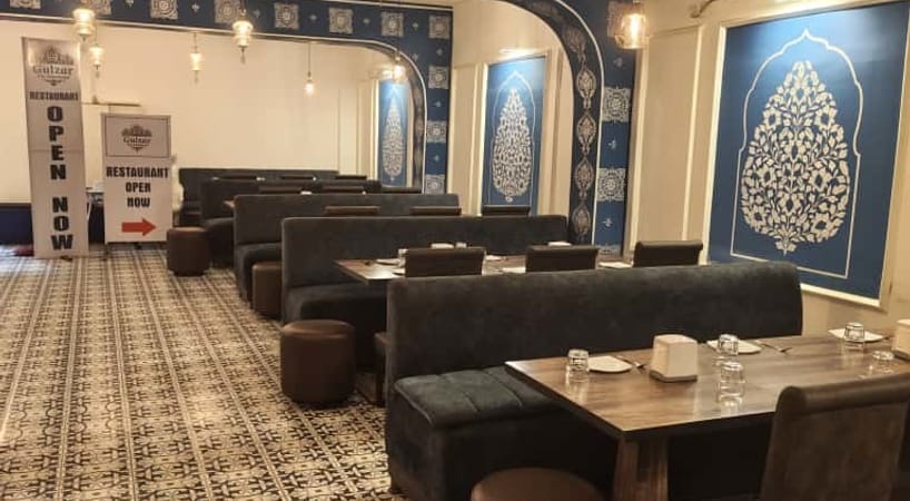 Menu of Gulzar The Restaurant (Food | Ghazals | Art), Koramangala ...