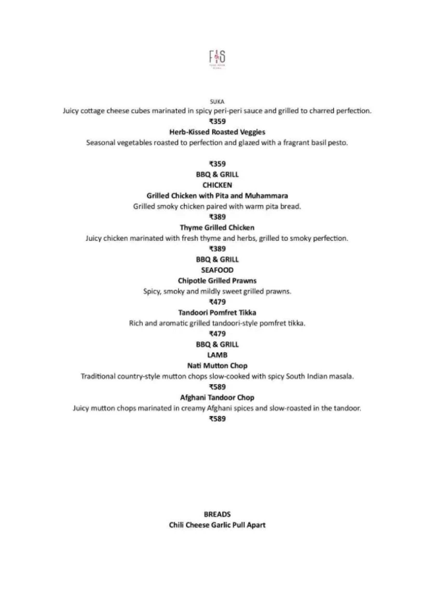 Menu of Suka Brew & Kitchen, Nagarbhavi, West Bengaluru