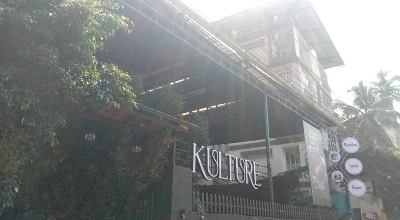 Menu of Kulture, Yeyyadi, Mangalore