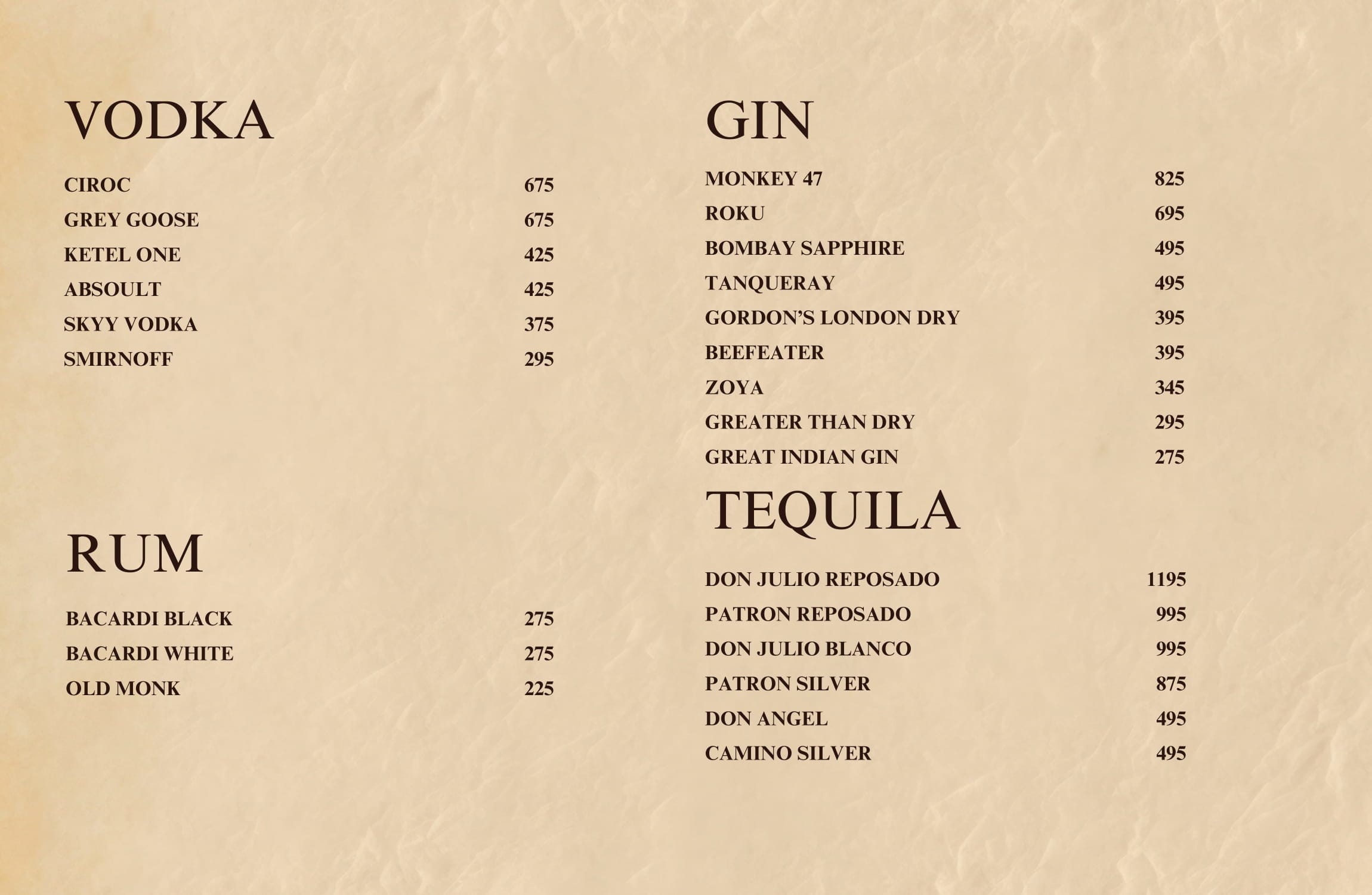 Menu of Underdoggs Whitefield, Whitefield, East Bengaluru