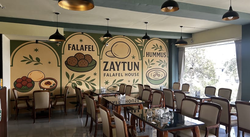 Menu of Zaytun Falafel House, Katargam, Surat