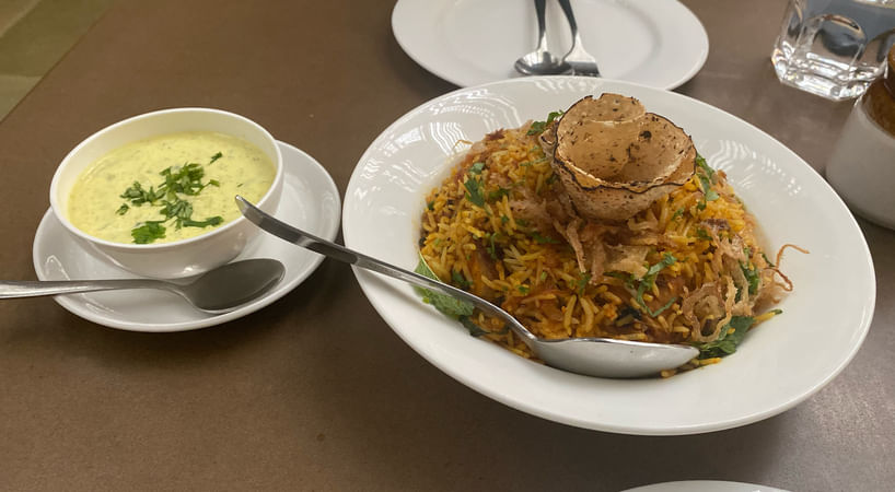 Menu of Café Lota, National Crafts Museum, Central Delhi