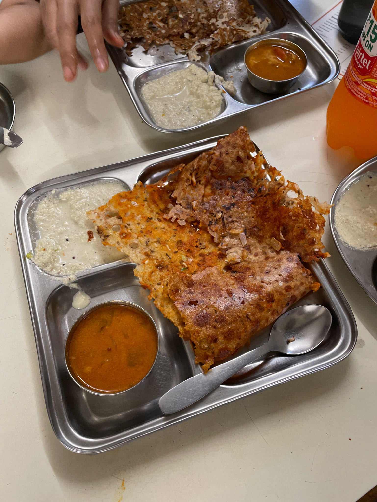 Menu of Cafe Madras, Matunga East, Central Mumbai