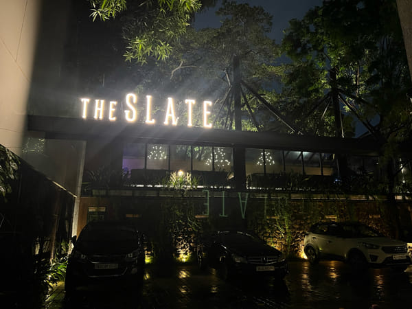 Menu of Secret Story , The Slate, Chennai